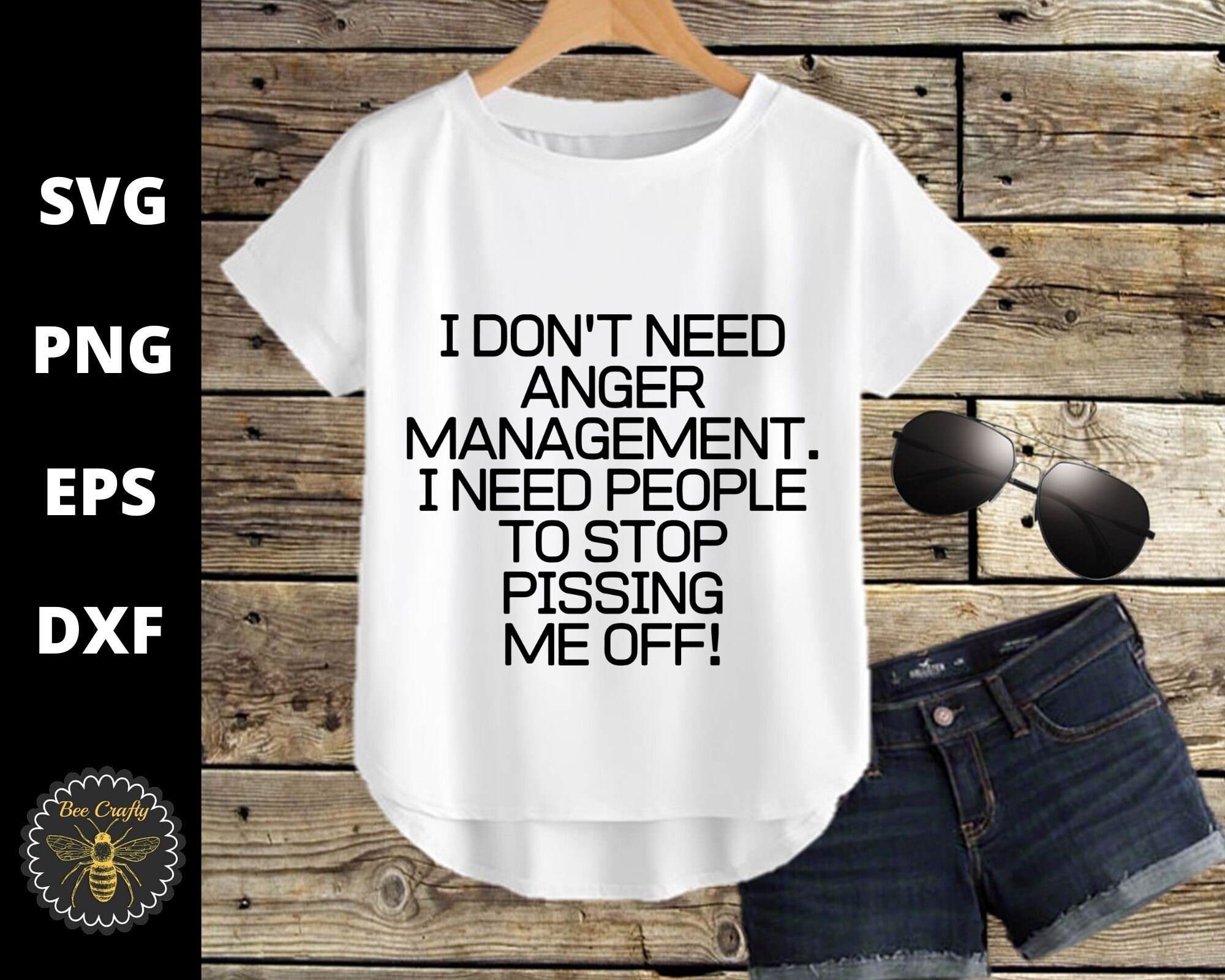Anger Management SVG Slogan Shirt SVG Logo Humourous - Etsy UK