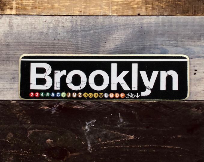 Brooklyn New York City Neighborhood Hand Crafted Horizontal - Etsy
