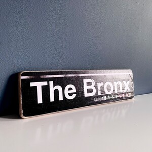 The Bronx Sign/ New York City Neighborhood Hand Crafted Original Wood ...