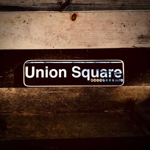 14 Street Union Square Station New York City Subway Sign - Etsy