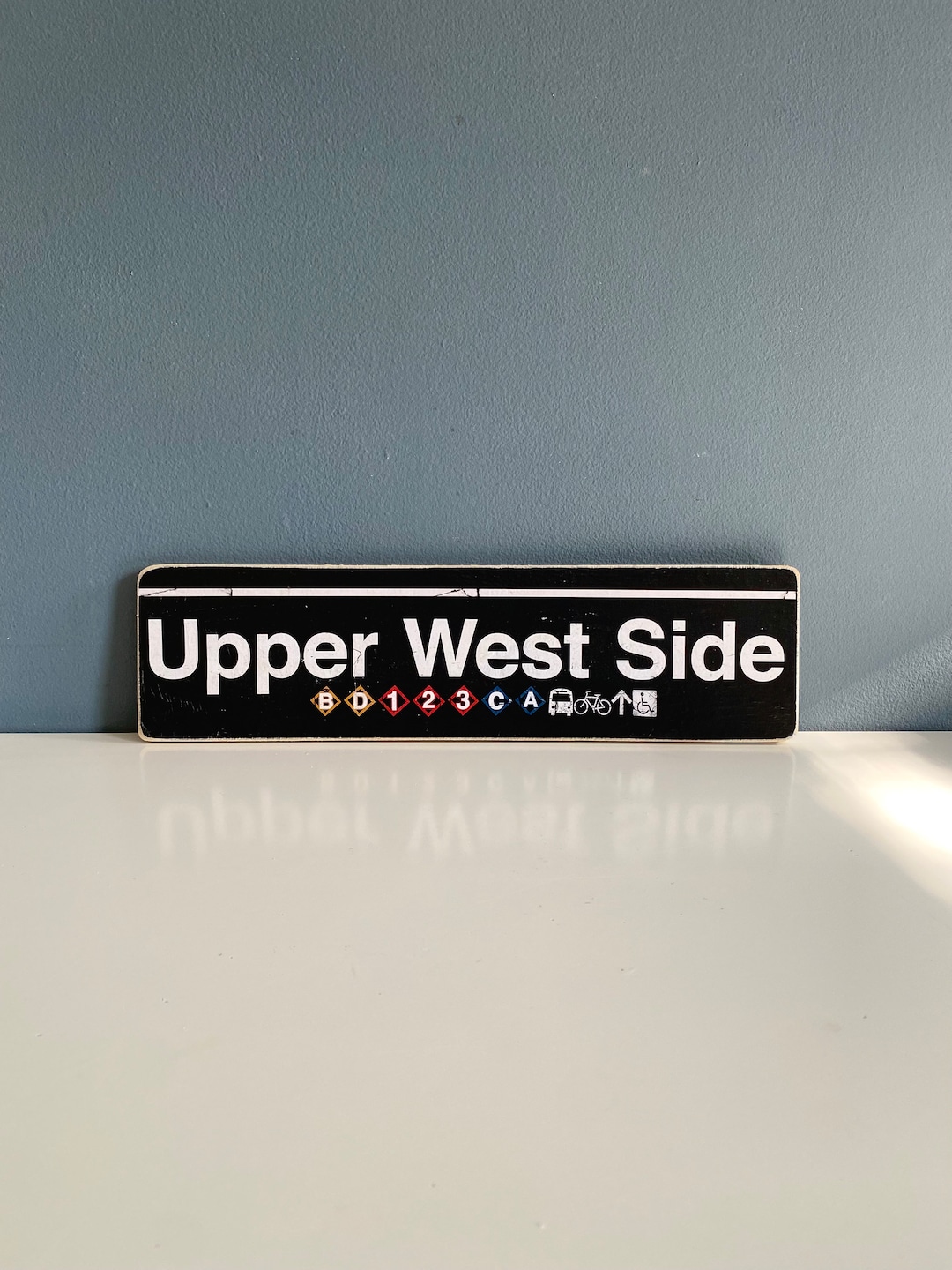 Upper West Side Sign/ Manhattan New York City Neighborhood Hand Crafted ...