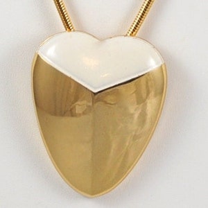 SALE SALE Vintage Lanvin Paris Heart Pendant Necklace Designer Runway ...
