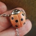 Vintage RARE Ladybug Necklace Lucky Ladybug 1970s Good Luck Bug Jewelry ...