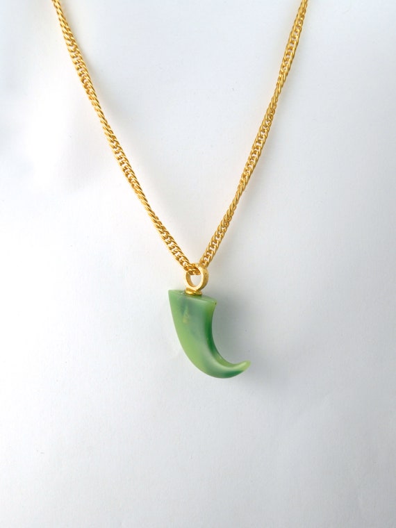 Vintage Italian Horn Evil Eye Amulet Corno Cornicello - Gem