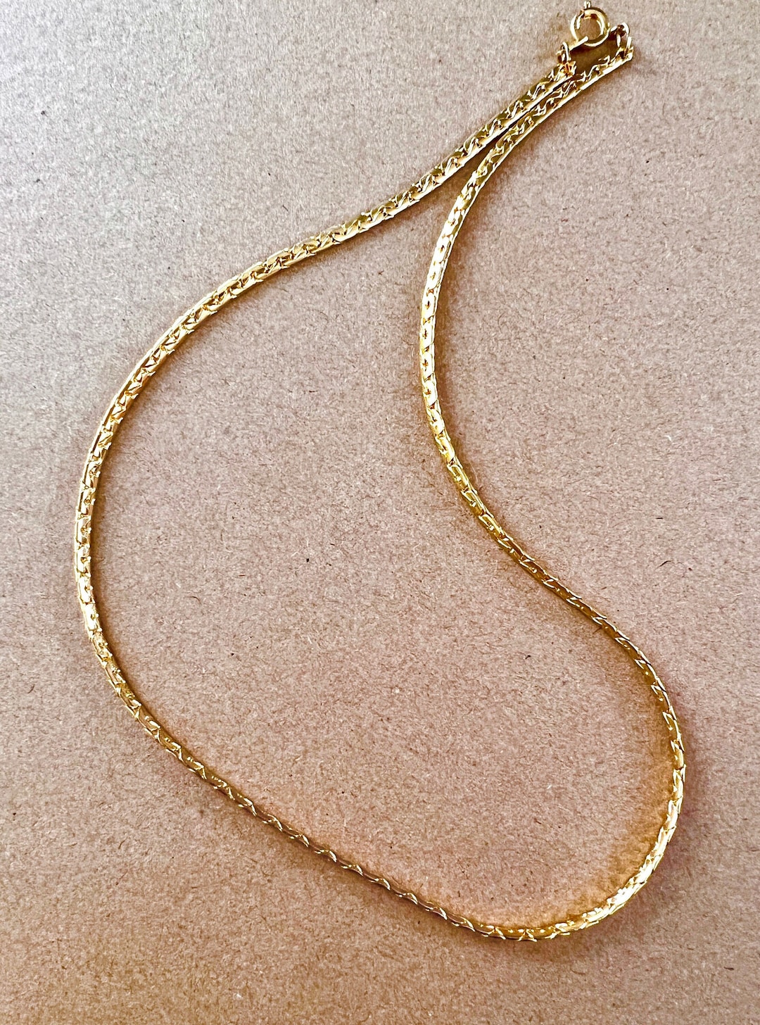 Beautiful Vintage Chain Gold Toned 1970's - Etsy