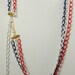Vintage Belt Red White and Blue Chain Belt - Etsy
