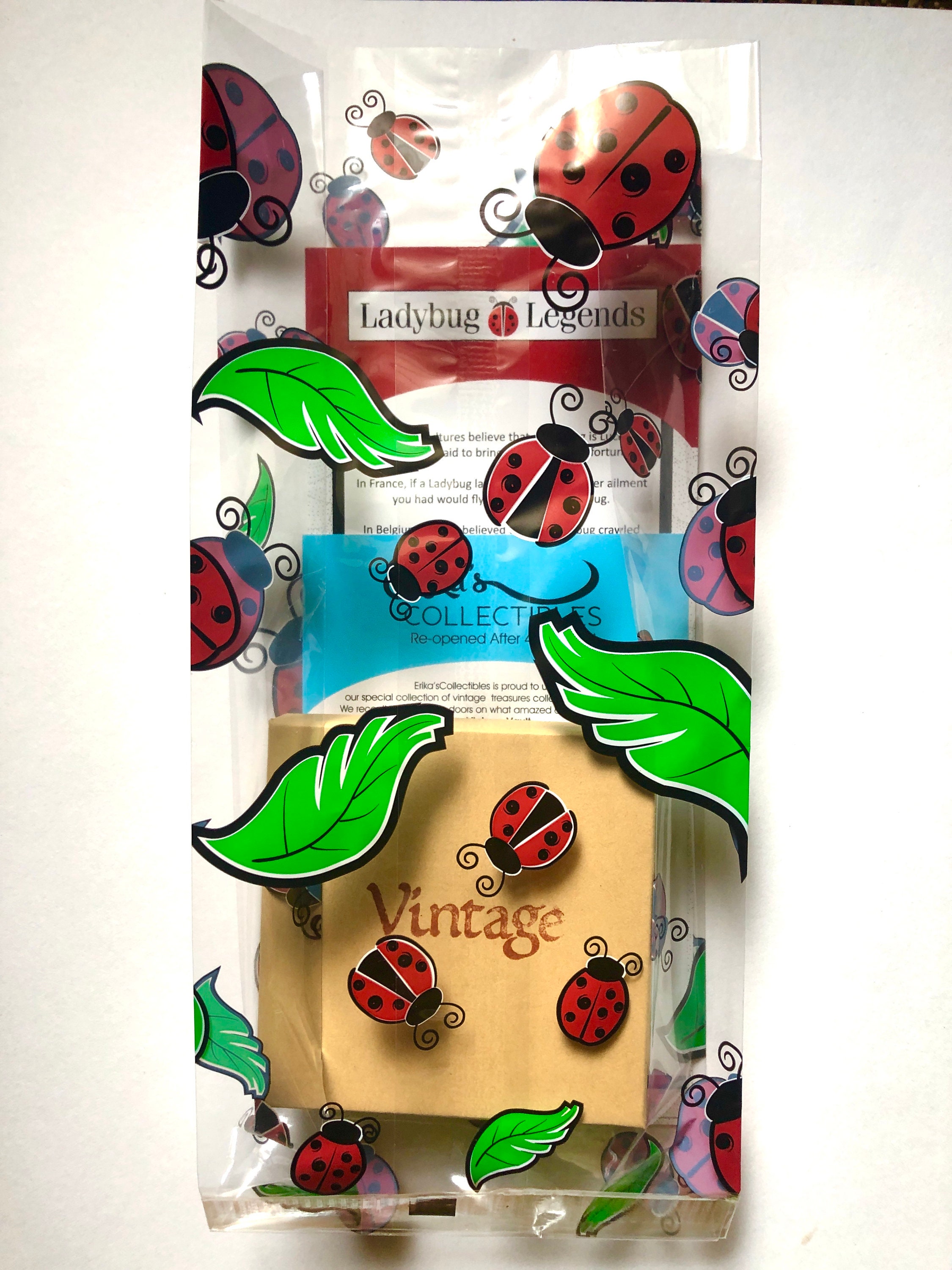 Vintage Ladybug Necklace 1970s Small GOOD LUCK Ladybug Pendant - Etsy