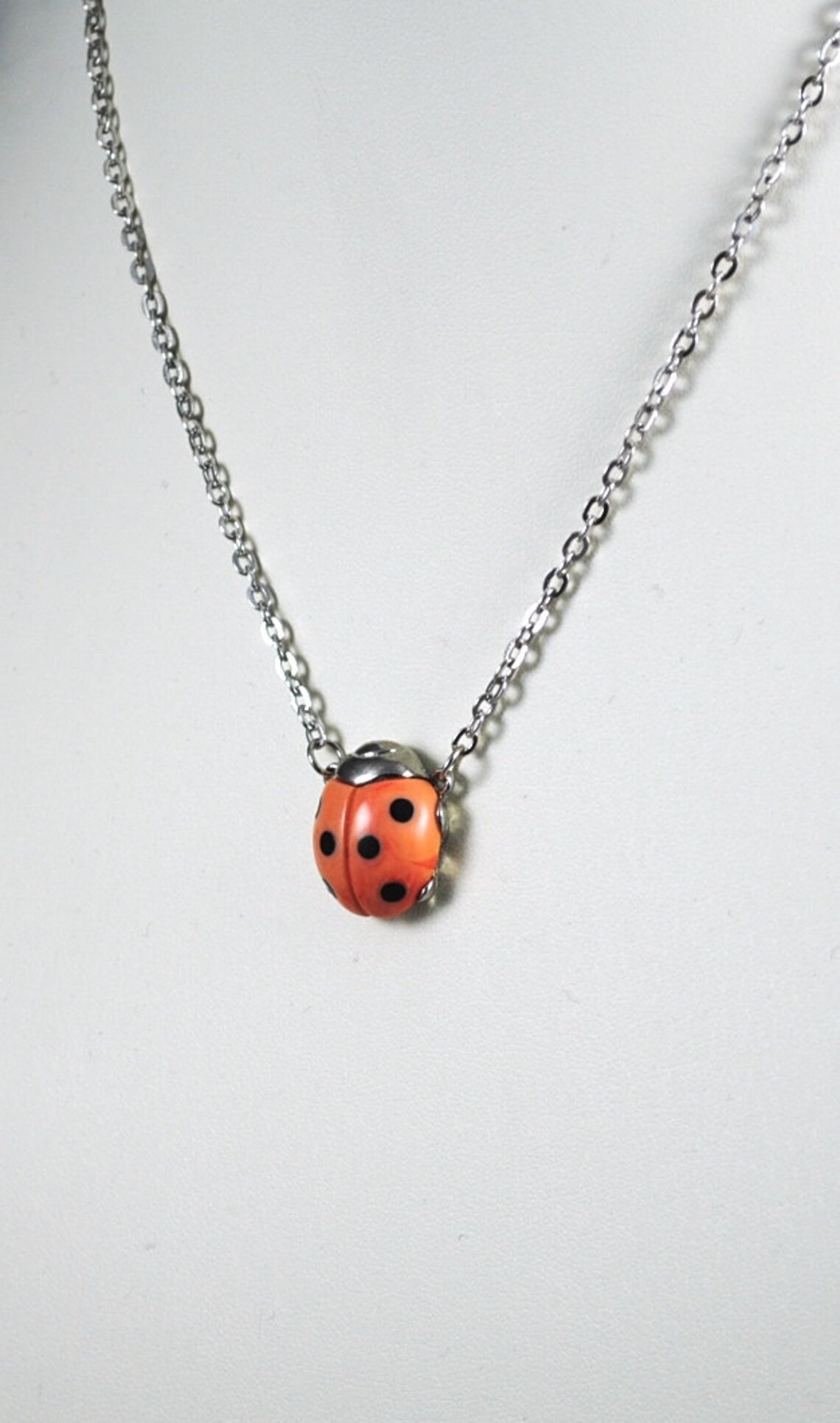 Vintage RARE Ladybug Necklace Lucky Ladybug 1970s Good Luck - Etsy