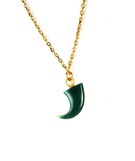 Vintage Italian Horn Evil Eye Amulet Corno Cornicello - Gem