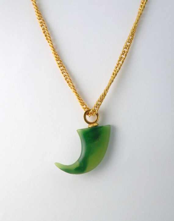 Vintage Italian Horn Evil Eye Amulet Corno Cornicello - Gem