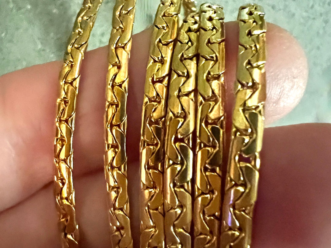 Beautiful Vintage Chain Gold Toned 1970's - Etsy