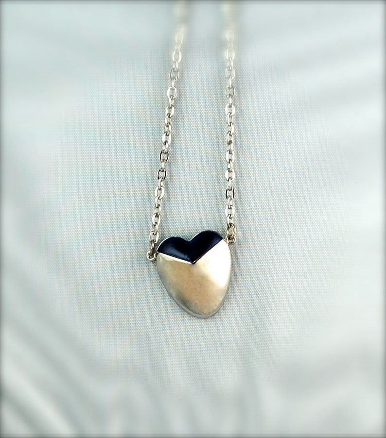 Vintage Heart Pendant 1970s - Etsy