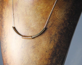 Vintage Gold & Silver Theva Work Necklace Choker Jewelry - Etsy