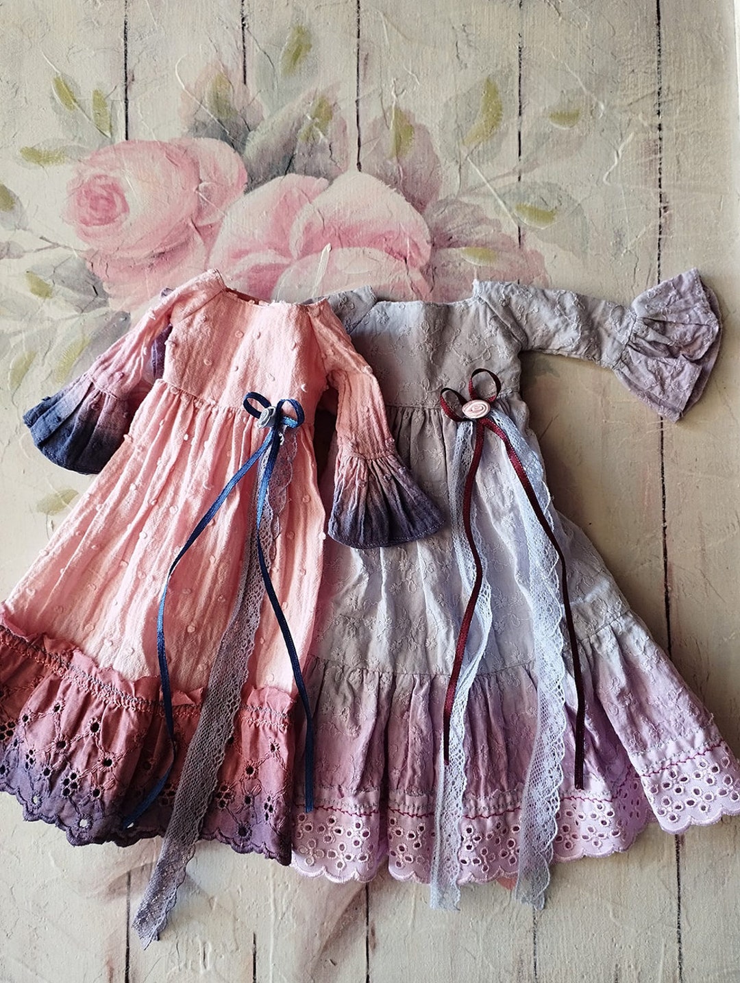 Minifee Size, NEW Ibiscus Dresses light Blue and Pink - Etsy