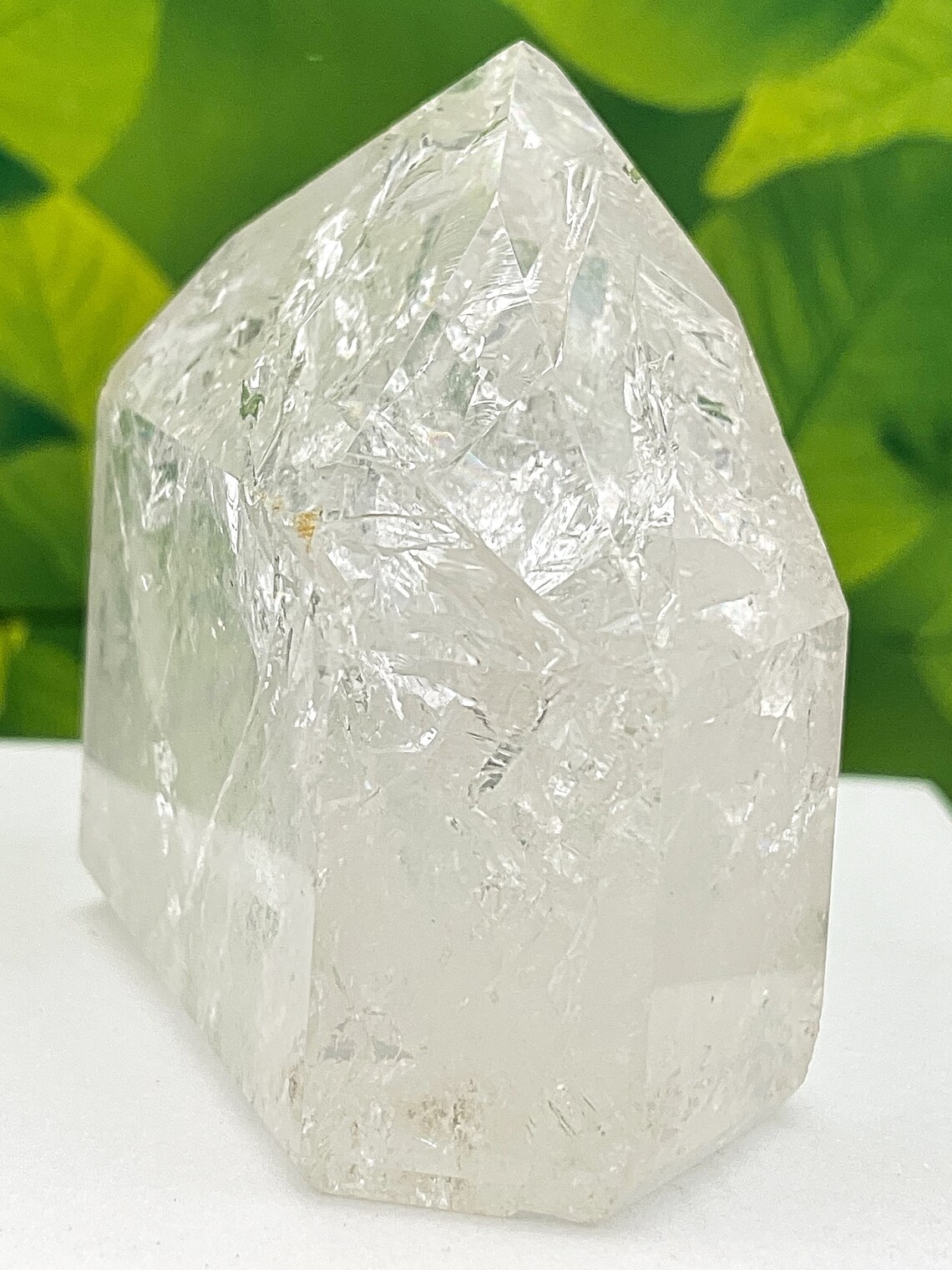 CRACKED QUARTZ POINT - Etsy