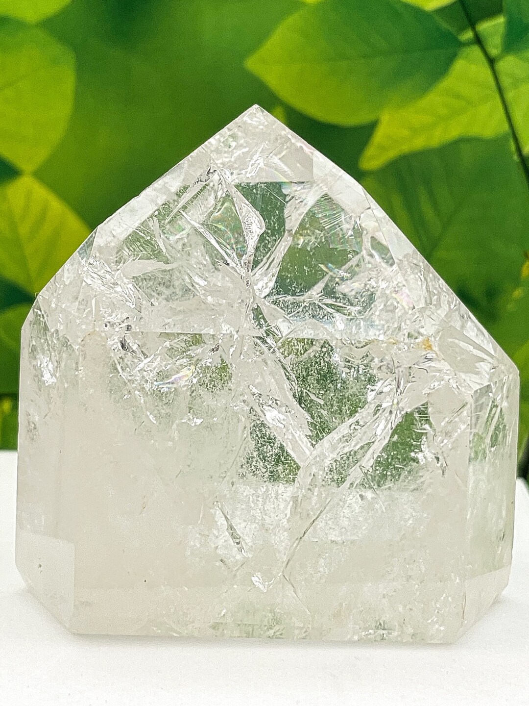 CRACKED QUARTZ POINT - Etsy
