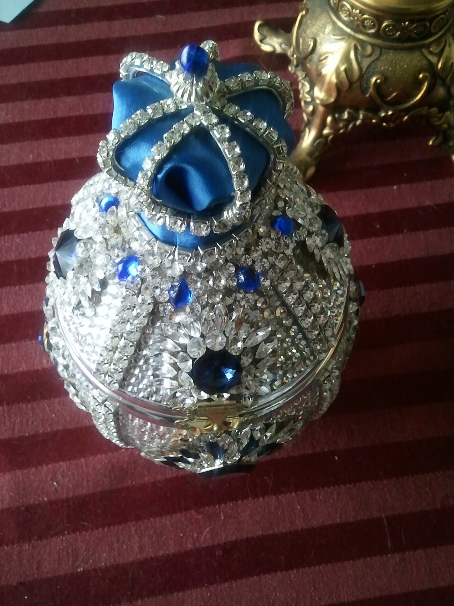 Faberge-styled Ostrich Egg Purse/ornament - Etsy