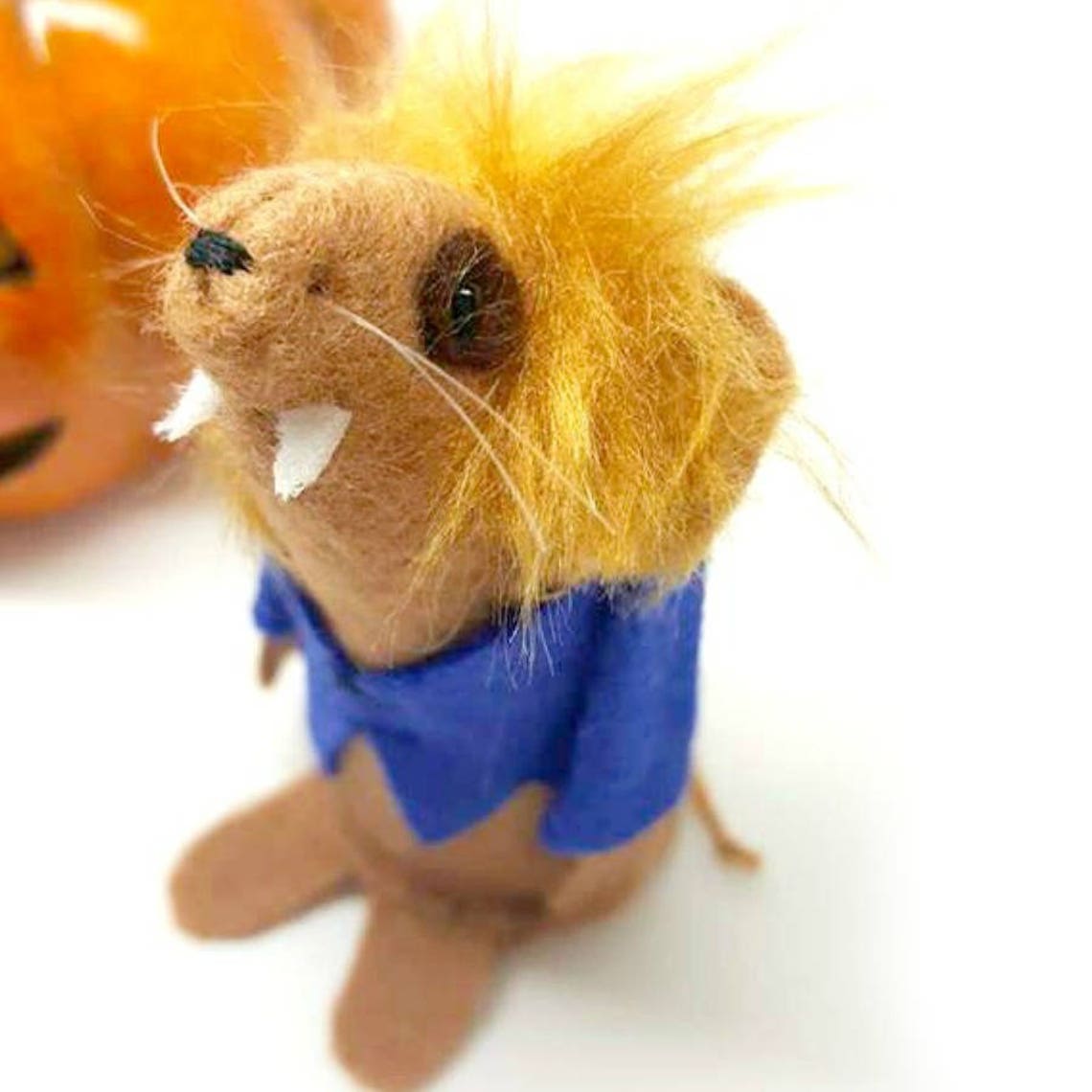Werewolf Mouse halloween Ornament A Handmade Felt Mouse a - Etsy