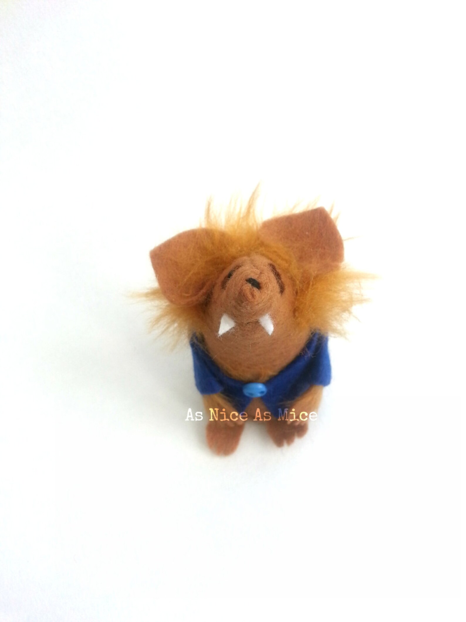 Werewolf Mouse halloween Ornament A Handmade Felt Mouse a - Etsy