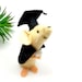 Graduation Gift, Handmade Felt Mouse, Personalised Keepsake for Him or ...