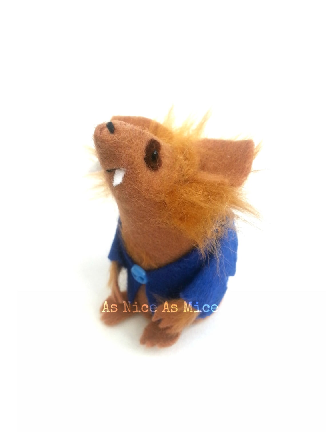 Werewolf Mouse halloween Ornament A Handmade Felt Mouse a - Etsy