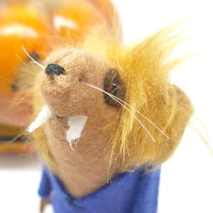 Werewolf Mouse -halloween Ornament - A Handmade Felt Mouse, a Pefect ...
