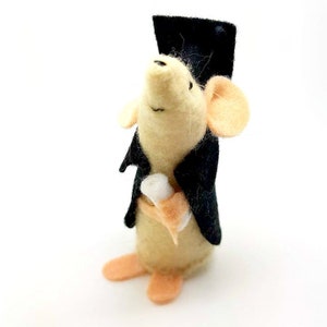 Graduation Gift, Handmade Felt Mouse, Personalised Keepsake for Him or ...