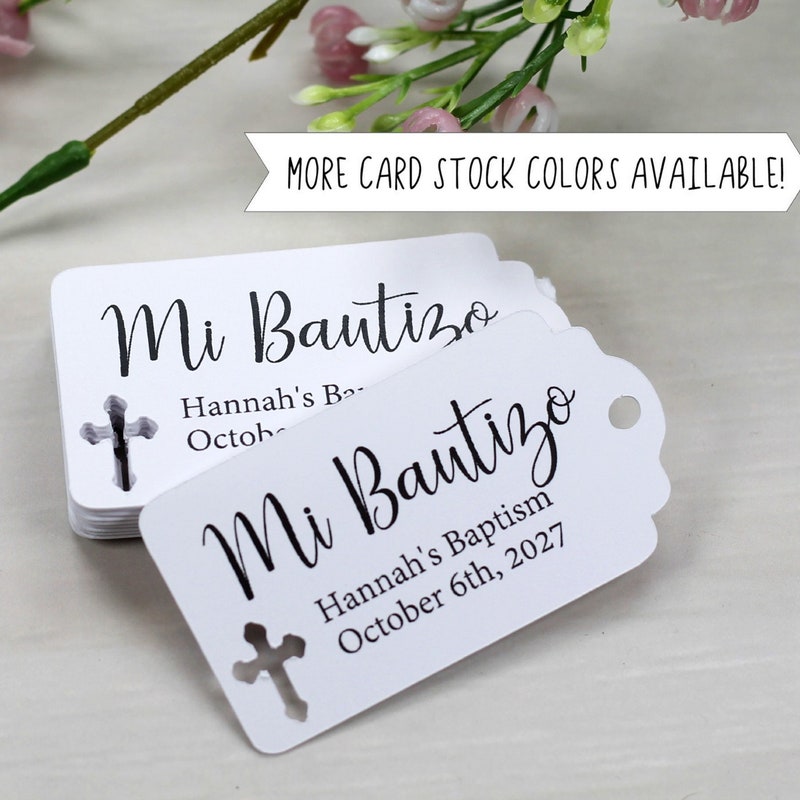 Baptism Label 1 In - Etsy