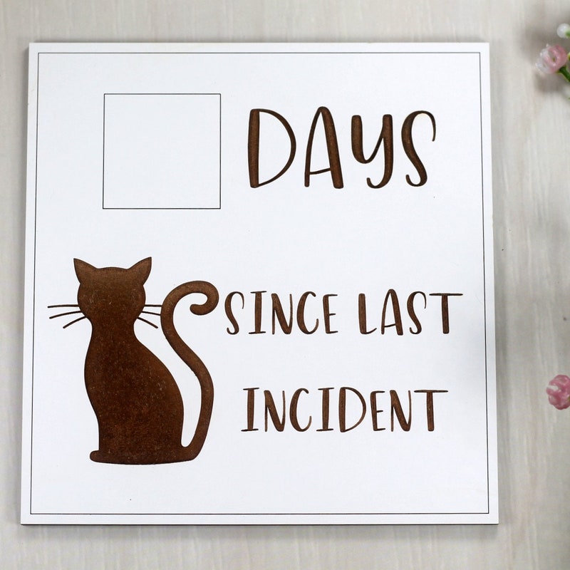 Workshops Sign Days Since Last Injury - Etsy New Zealand
