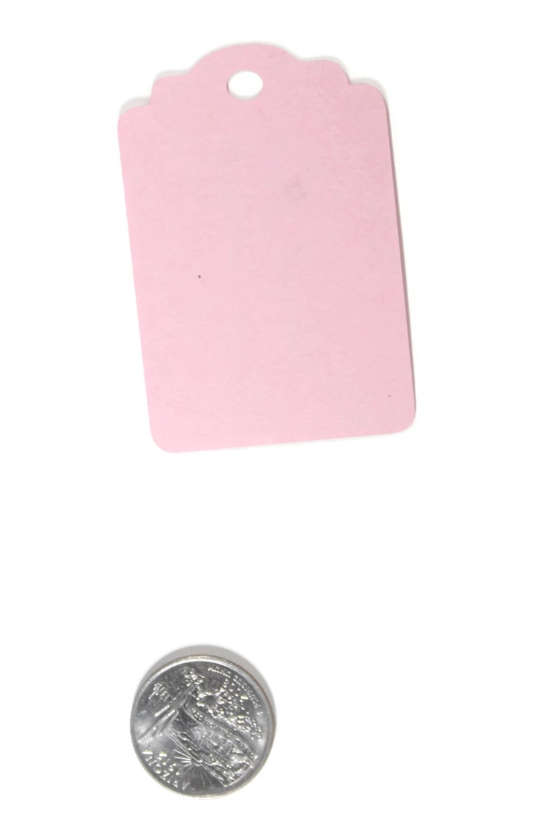 Custom Light Pink Gift Tags Personalized Pink Wedding Favor - Etsy