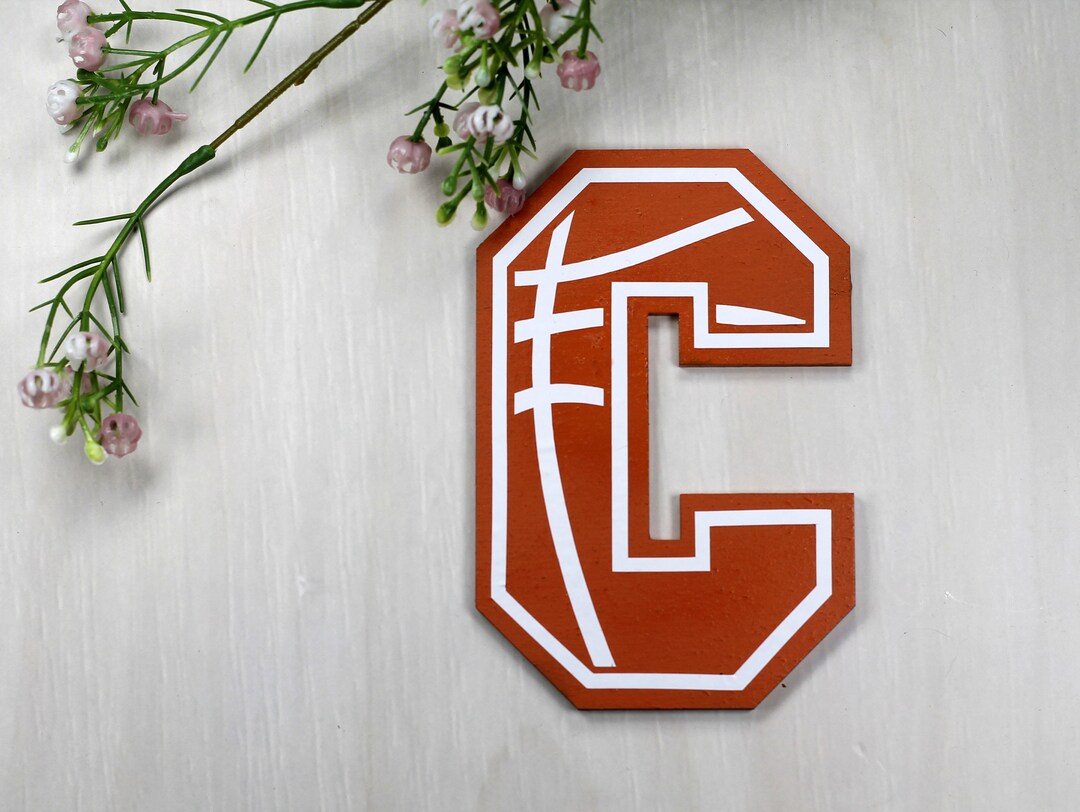 Basketball Themed Letter for Bedroom - Boy's Bedroom Decor - Sports Fan ...