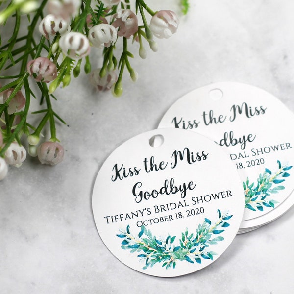 Kiss the Miss Goodbye Labels - Etsy