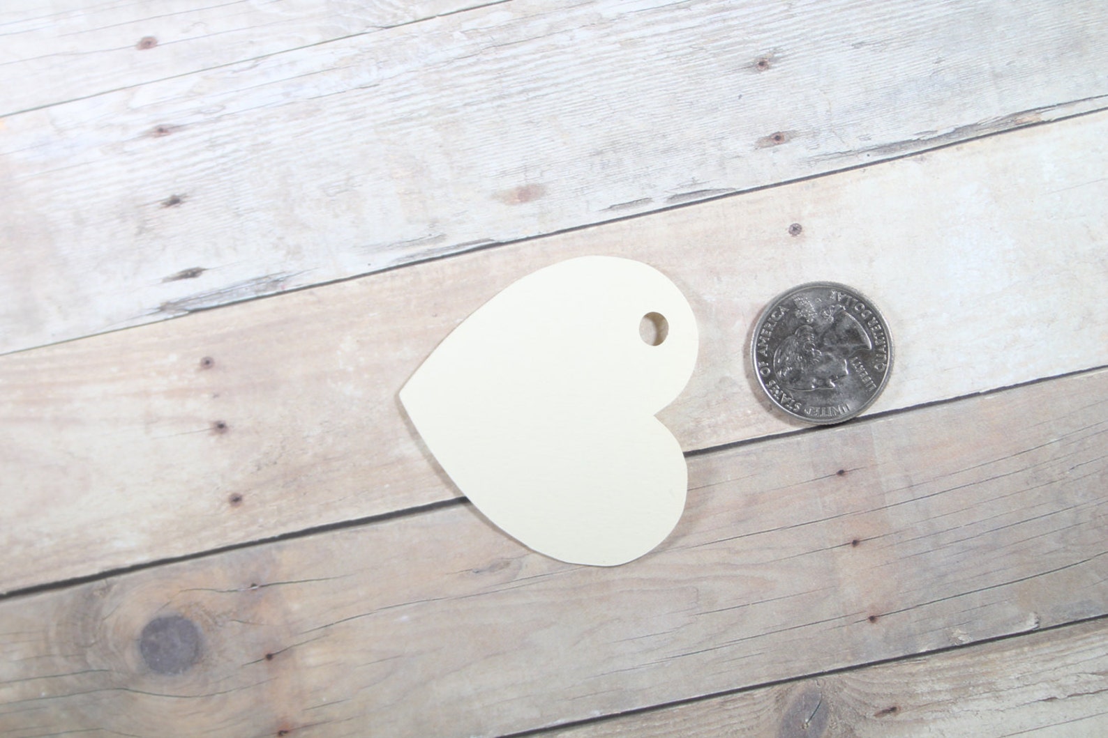 Personalized Heart Shaped Tags Cream Heart Tags Bridal - Etsy