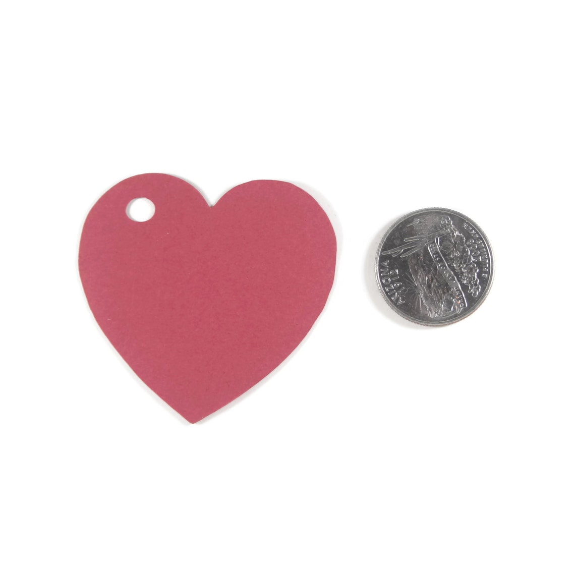 Custom Red Heart Shaped Tags Heart Bridal Shower Tags - Etsy