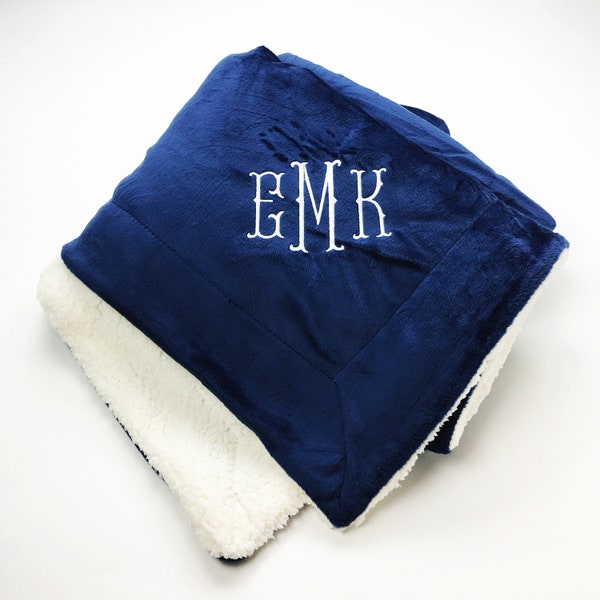 Monogrammed Blanket - Etsy