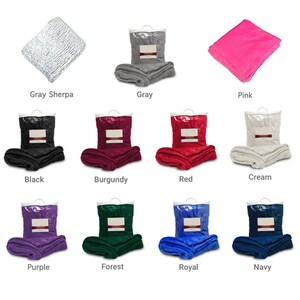 Custom Logo Blankets Custom Blankets Bulk Blankets Bulk | Etsy