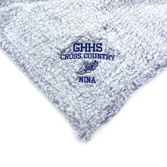 Cross Country Blanket Sports Blanket Graduation Blanket - Etsy