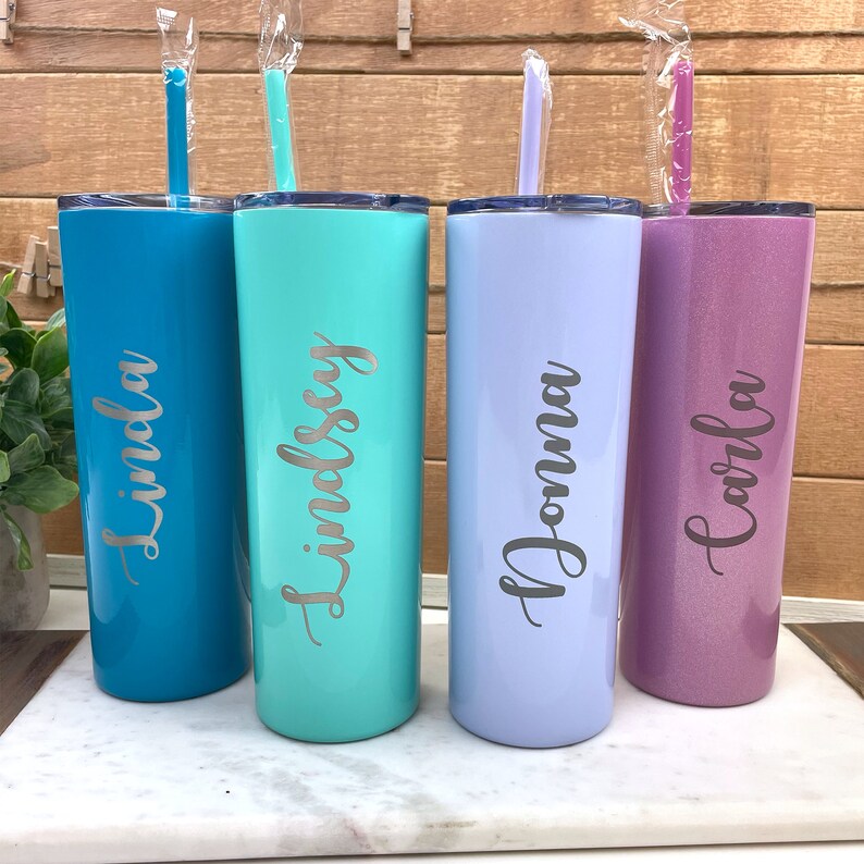 Personalized Girls Trip Tumblers Laser Engraved Front & | Etsy