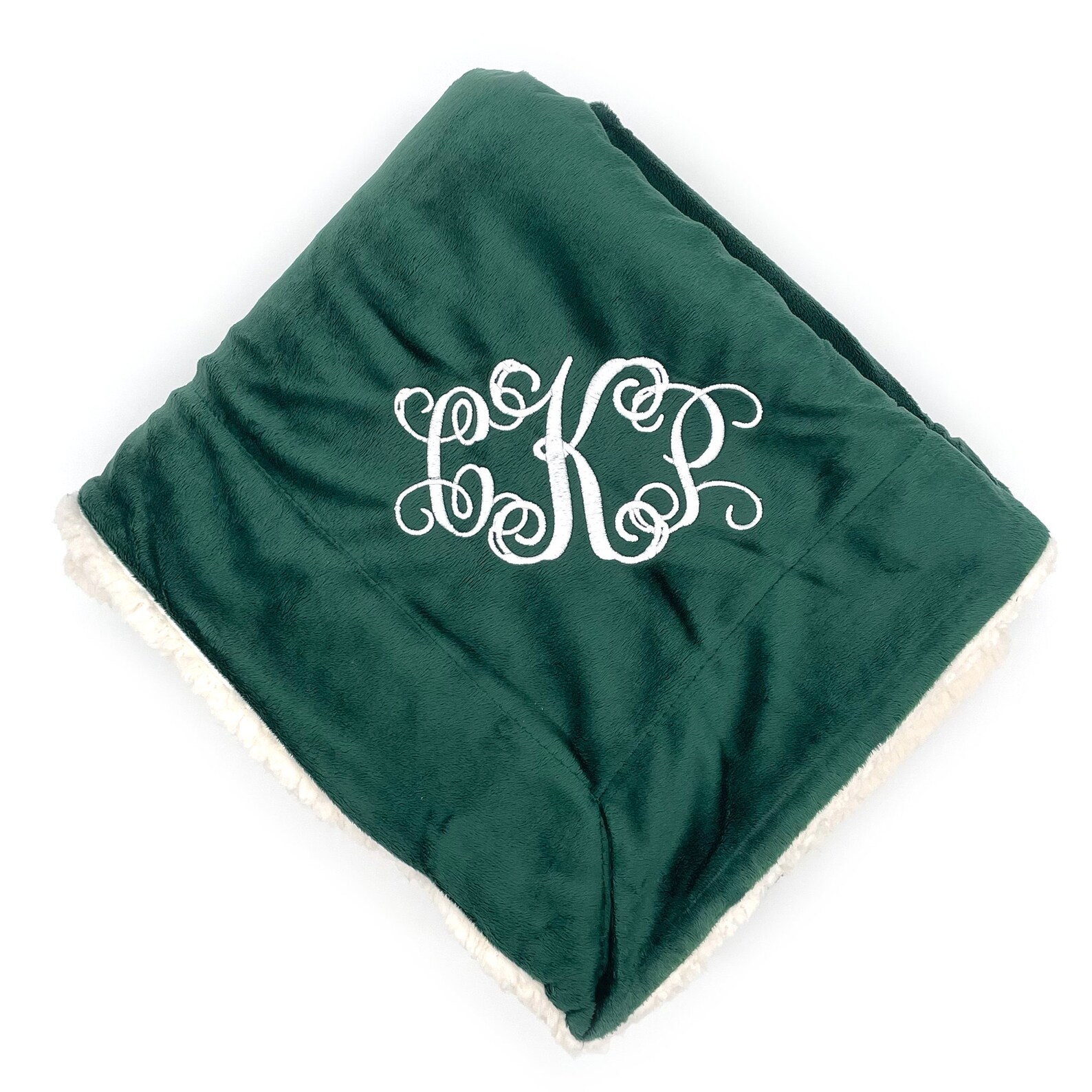 Monogrammed Blanket Custom Blanket Fleece Blanket Sherpa - Etsy