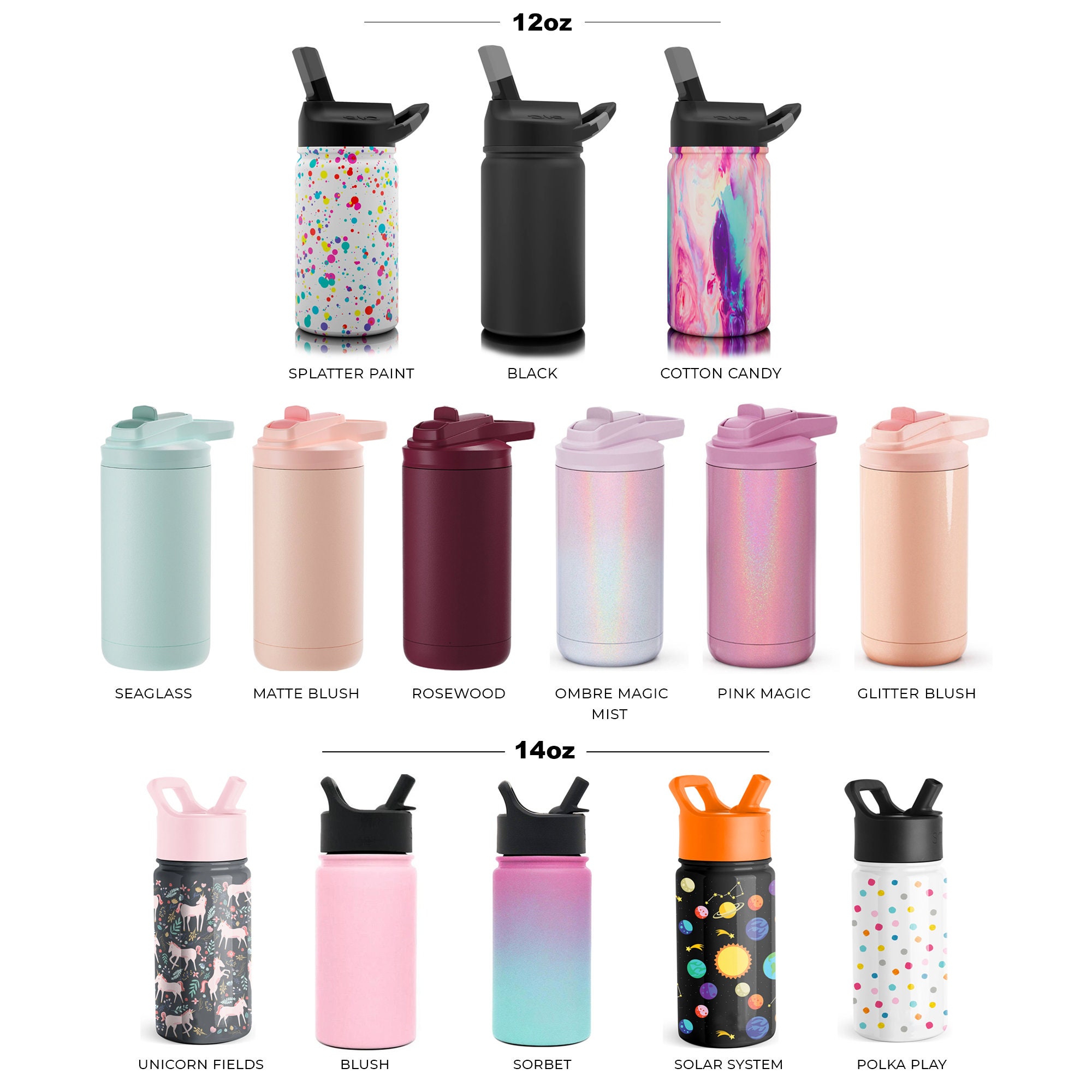 Personalized Kids Water Bottle Choose Color & Add Name | Etsy