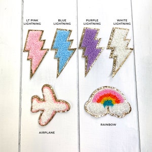 Chenille Patch Stickers, DIY Project, Self Adhesive, Beach Bag ...