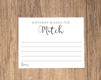 Birthday Note | Etsy