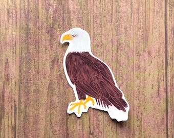 Bald Eagle Sticker - Etsy