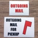 Mailbox Flag Replacement - Outgoing Mail Pickup Notification Sign ...