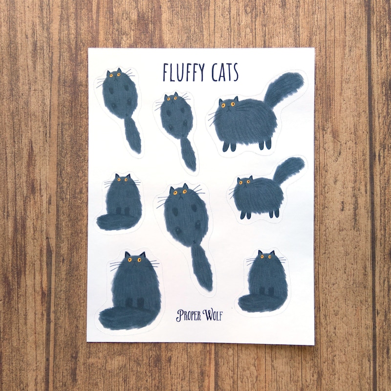 Black Fluffy Journal - Etsy