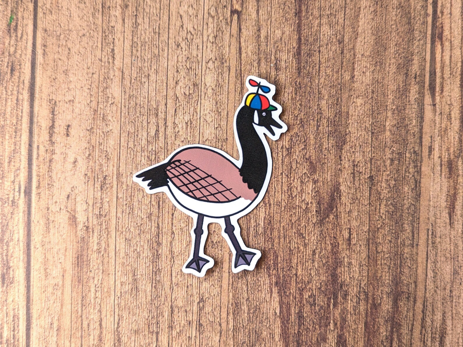 Silly Goose Juice Vinyl Sticker - Cute Canada Goose Water Resistant ...