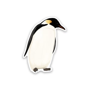 Emperor Penguin Vinyl Sticker - Water Resistant Laptop Decal - Etsy