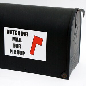 Mailbox Flag Replacement - Outgoing Mail Pickup Notification Sign ...
