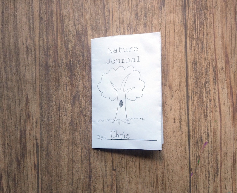 Printable Mini Nature Journal Forest School Homeschool - Etsy