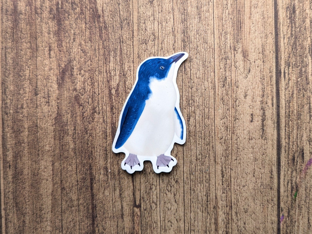 Little Blue Fairy Penguin Vinyl Sticker - Water Resistant Laptop Decal ...